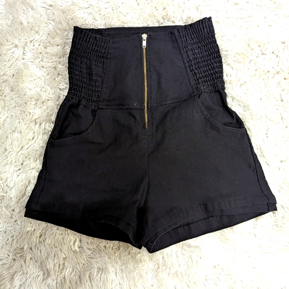 Celine | Shorts | Celine By Champion Black High Waisted Shorts | Poshmark